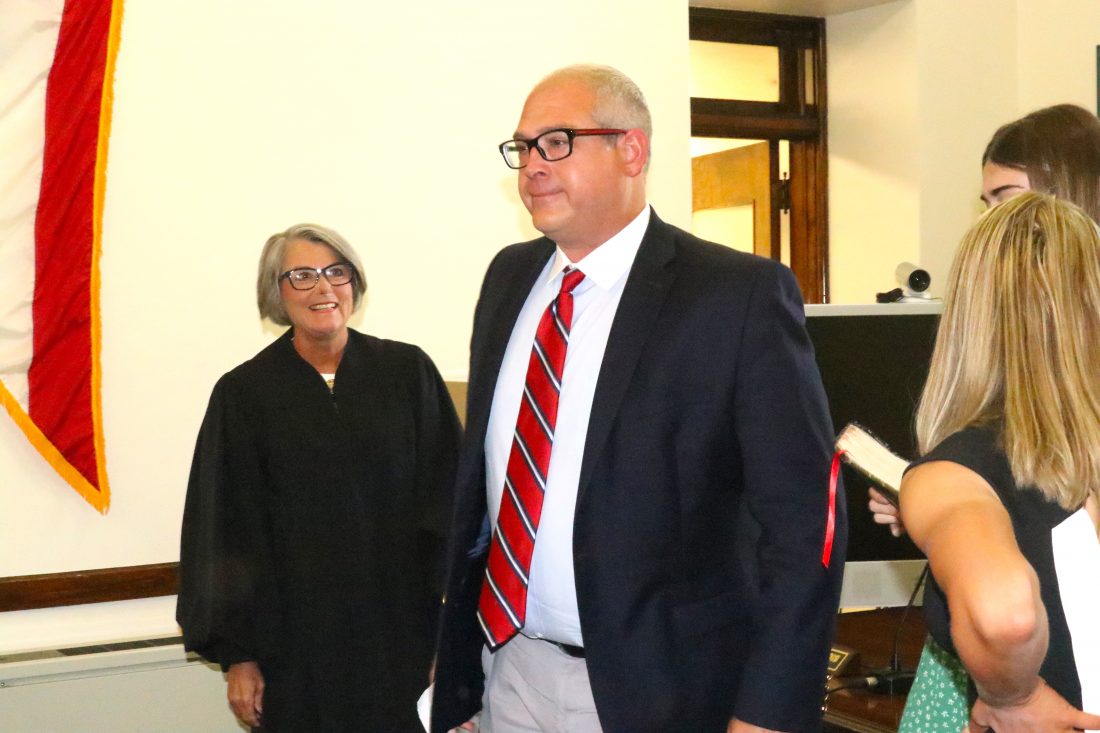 New county treasurer sworn into office | News, Sports, Jobs - The Review